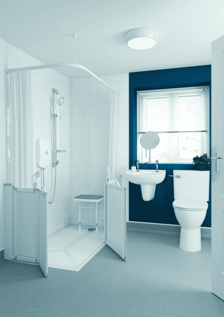 Accessible Level Access Showers - Absolute Mobility